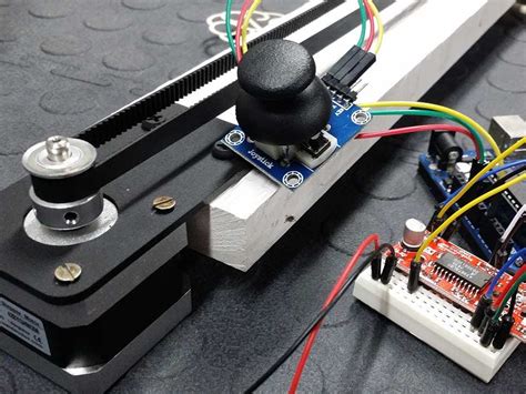 Control A Stepper Motor Using An Arduino A Joystick And The Easy