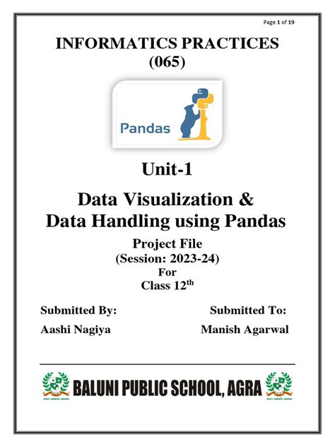data visualization and data handling using pandas class 12 aashi nagiya pdf comma