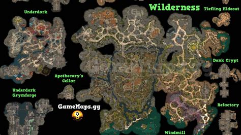 Wilderness Map Act 1 For Baldur S Gate 3 BG3 Game Maps