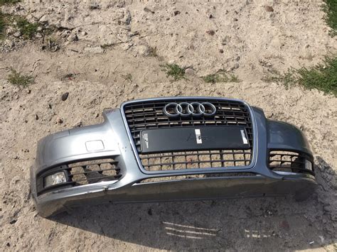 AUDI A6 C6 LIFT LY7G ZDERZAK PRZEDNI GRILL ATRAPA 12543372887