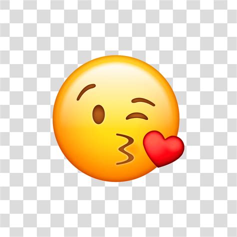 Emoticon Beijo Fundo Png Imagem Png Emoticon Emoticon Beijo Emoji The