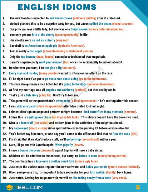1500 English Idioms From A Z Artofit