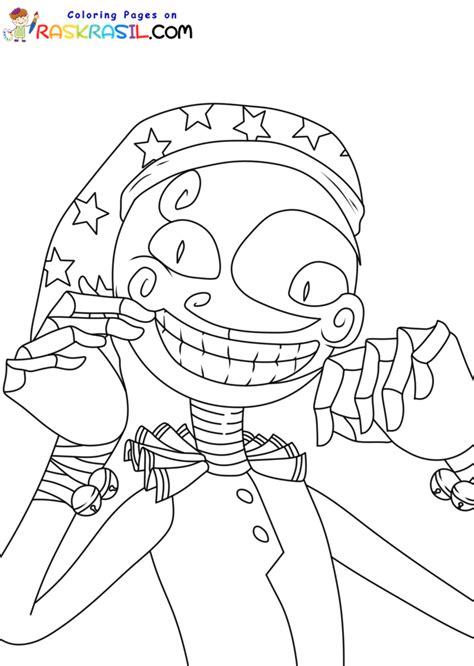 Kolorowanki FNAF Moondrop Darmowe Malowanki Na Raskrasil