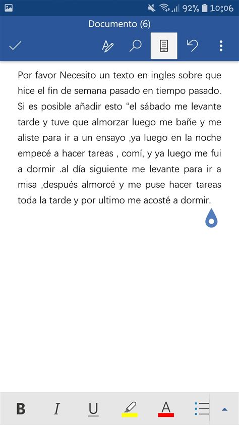 Por Favor Necesito Un Texto En Ingles Sobre Que Hice El Fin De Semana