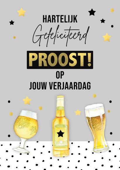 Verjaardagskaartje Met Biertjes Kaartje2go