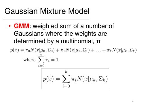PPT Gaussian Mixture Models And Acoustic Modeling PowerPoint