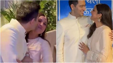 Parineeti Chopra Sings Ve Maahi For Raghav Chadha At Engagement Gets