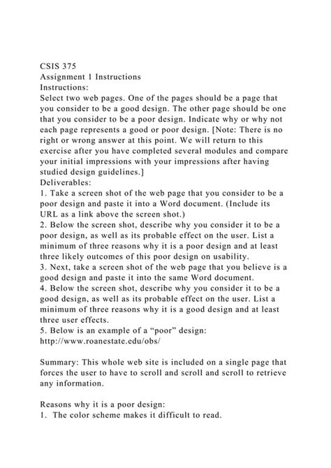 Csis Assignment Instructionsinstructionsselect Two Web Docx