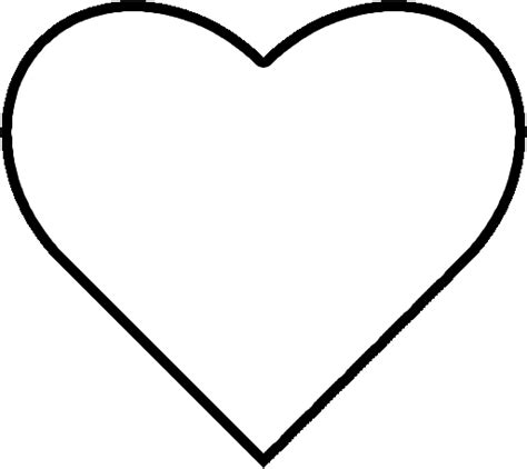 Printable Heart Outline Clipart Best