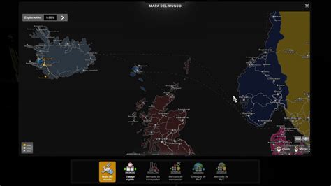 МОД Цветная подложка для карты Colored Map для ProMods 2 68 патч