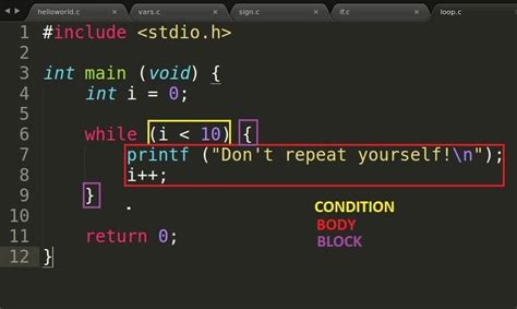 security oriented c tutorial 0x05 control structures part ii loops null byte wonderhowto