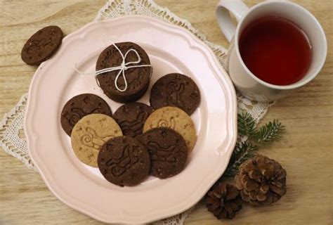 Pečiatkové sušienky kakaové Drobné pečivo recept