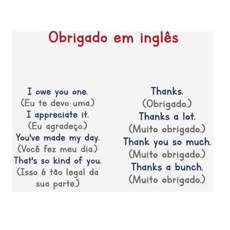 Como Se Fala Obrigado Em Inglês EDULEARN
