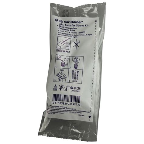 BD Vacutainer Complete Urine Collection Kits