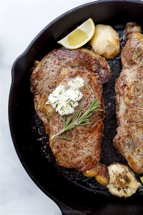 Grilled Cowboy Ribeye Reverse Seared With Garlic And Herb
