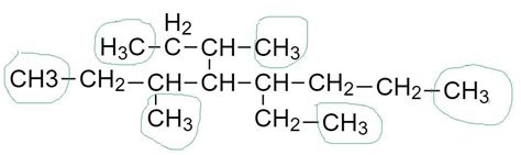 Sec Butyl Ethyl Methyloctane A Identify The Total Nu Quizlet