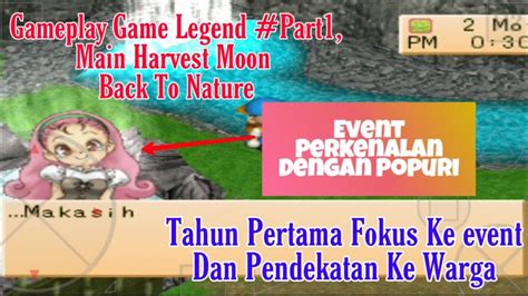 Gameplay Nostalgia Part1 Main Harvest Moon Back Nature YouTube