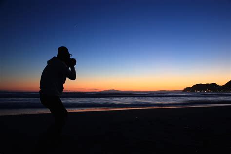 Free Images Beach Sea Coast Ocean Horizon Silhouette Sunrise