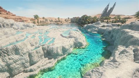 4K Final Fantasy Water Sky Trees Final Fantasy XVI Screen Shot