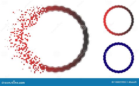 Icono Descompuesto De Dot Halftone Certificate Rosette Frame