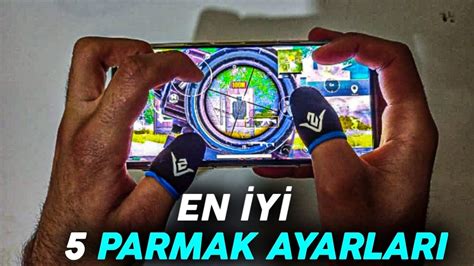 EN İYİ 5 PARMAK KONTROL VE HASSASİYET AYARLARI Pubg Mobile 5 Parmak