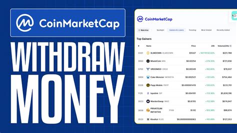 How To Withdraw Money From Coinmarketcap In 2024 YouTube