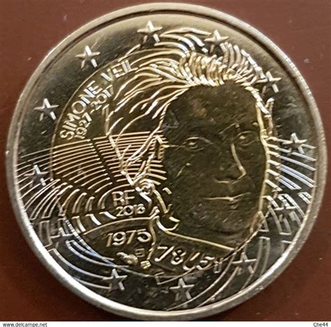 France France Simone Veil 2 Euros 2018