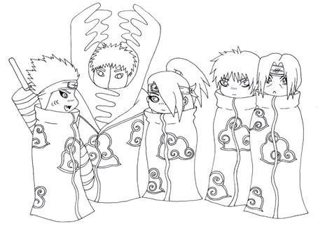 Desenhos De Akatsuki Para Colorir AniYuki Anime Portal