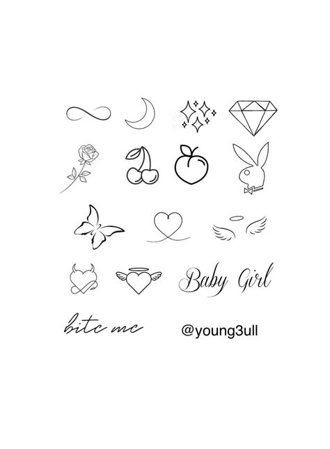 Tattoo Flash Sheet Etsy