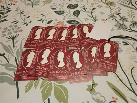 Bridgerton Lady Whistledown Society Papers Tags Ruby EBay