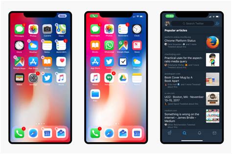 Notch Status Bar Activities Actions Iphone X Menu Png Transparent
