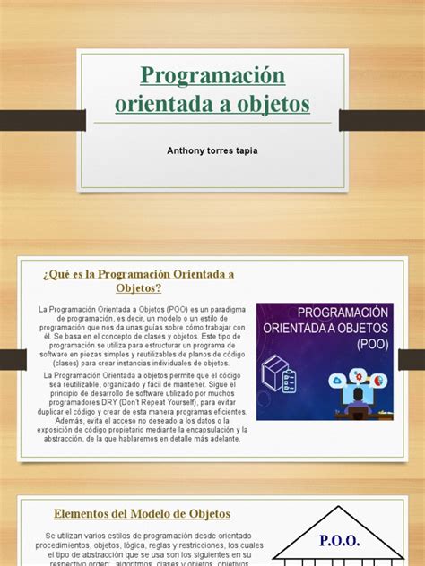 programación orientada a objetos pdf objeto informática programación orientada a objetos