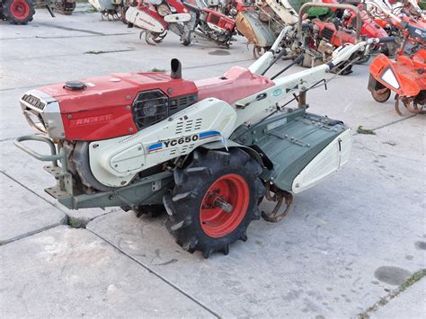 Traktorek jednoosiowy dzik Yanmar YC650 diesel glebogryzarka Janów
