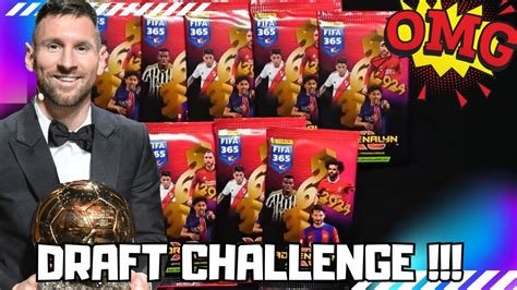 Draft Challenge Panini Fifa Adrenalyn Xl Youtube