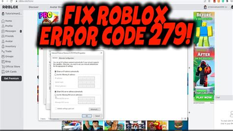 How To Fix Roblox Error Code 279