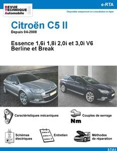 Revues Techniques Citroën C5 Auto titre