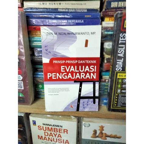 Jual Buku PRINSIP PRINSIP DAN TEKNIK EVALUASI PENGAJARAN Shopee