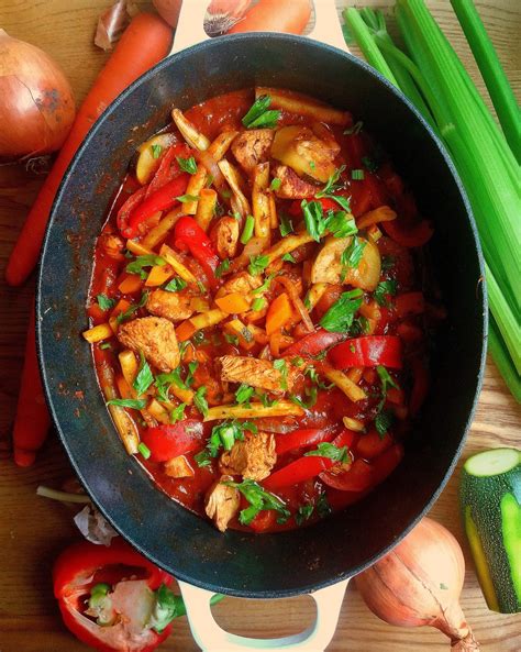 Lekcje W Kuchni Gulasz Z Indyka Z Warzywami Summer Turkey Vegetable Stew