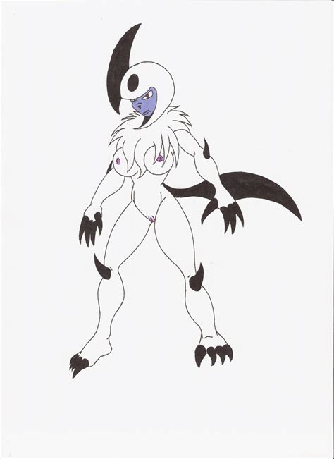 Rule 34 Absol Anthro Artist Request Breasts Claws Color Female Female Only Front View Fur
