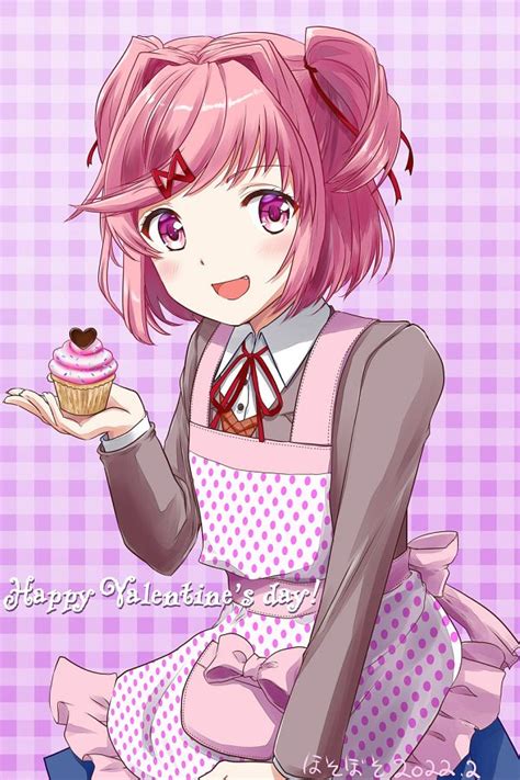 Natsuki Doki Doki Literature Club Mobile Wallpaper By Hoso Boso