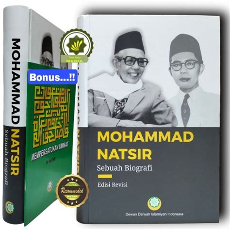 Jual Buku MOHAMMAD NATSIR HC Bonus MEMPERSATUKAN UMMAT Sebuah
