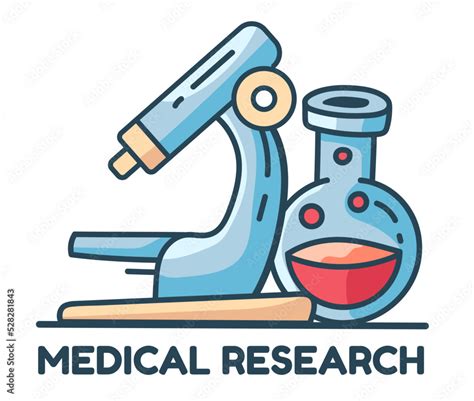 Medical Lab Laboratory Research Chemical Emblem Logo Line Art Abstract
