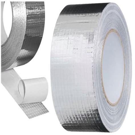 TAŚMA ALUMINIOWA SAMOPRZYLEPNA ZBROJONA 72mm 45m izolacyjna 120 St C