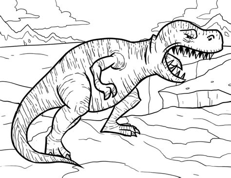 T Rex Ausmalbilder Kostenlos Zum Ausdrucken