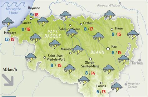 La météo de ce vendredi 12 mai dans les Pyrénées Atlantiques en