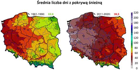 Zmiana klimatu w Polsce na mapkach Ziemia na rozdrożu