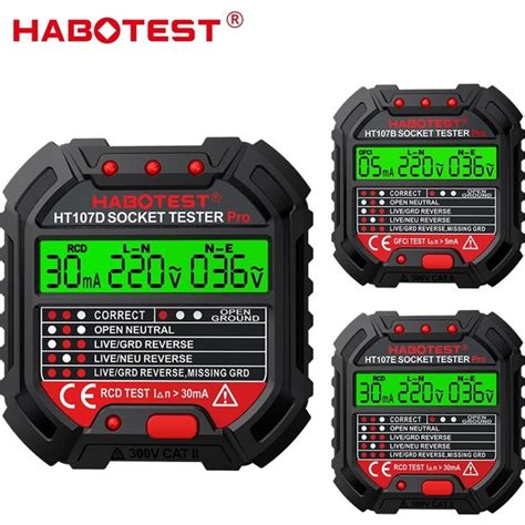 Liyao HT107B Abd Plug Habotest HT107 Pro Soket Test Cihazı Fiyatı