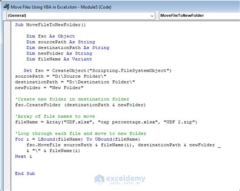 How To Use Excel Vba To Move Files Exceldemy