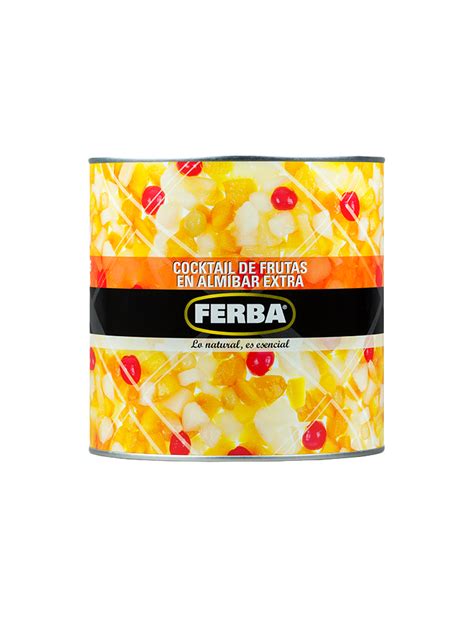 Cocktail de Frutas en Almíbar Extra Lata 2650g Conservas Ferba