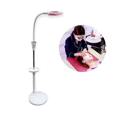 Lámpara Lupa Led Con Pedestal Para Pestaña O Cejas Falana Women